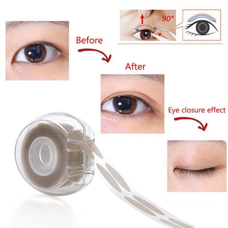 600pcs S/L Makeup Clear Beige Eyelid Stripe Big Ey... – Grandado