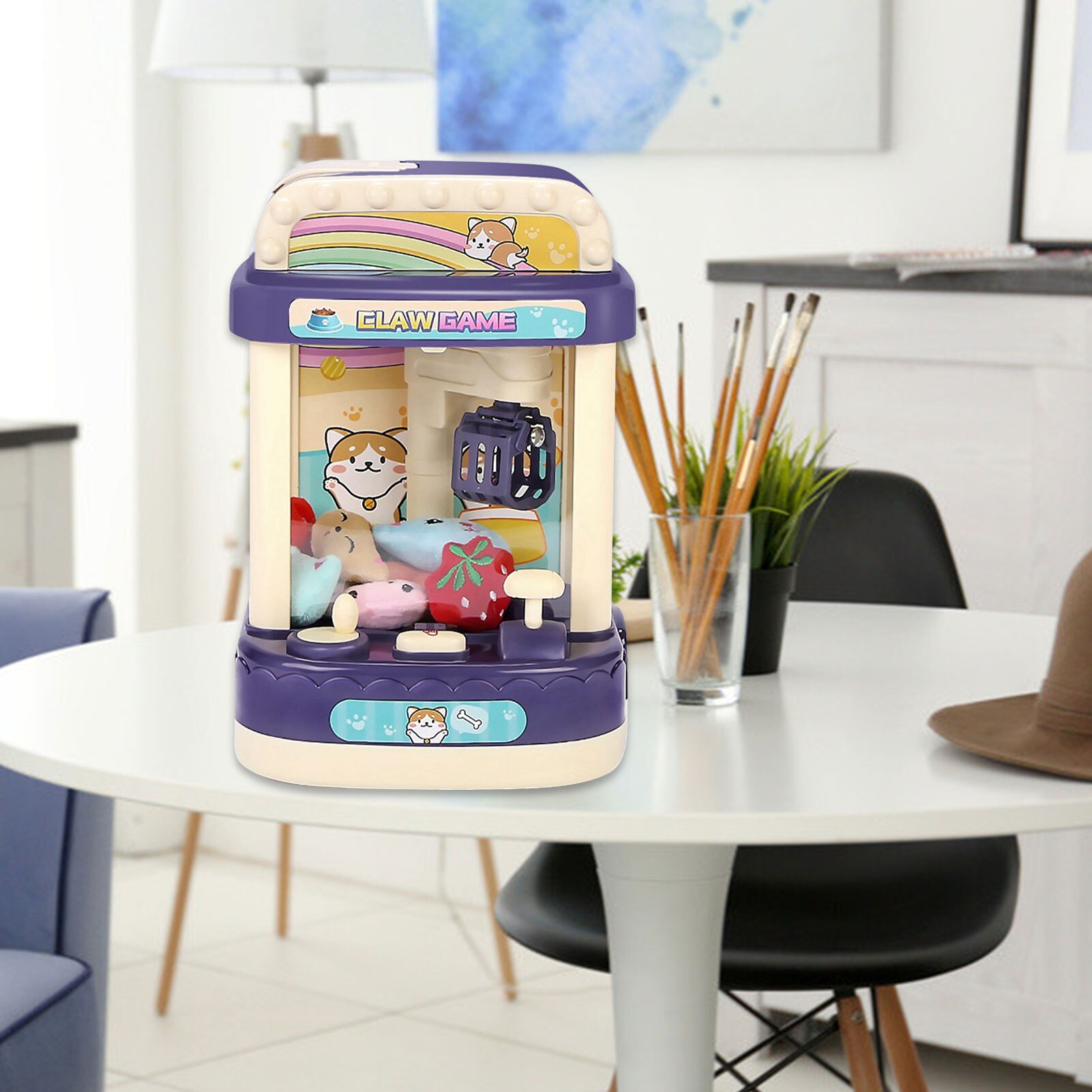 Girls Mini Claw Machine USB Battery Powered Toy Wi... – Grandado