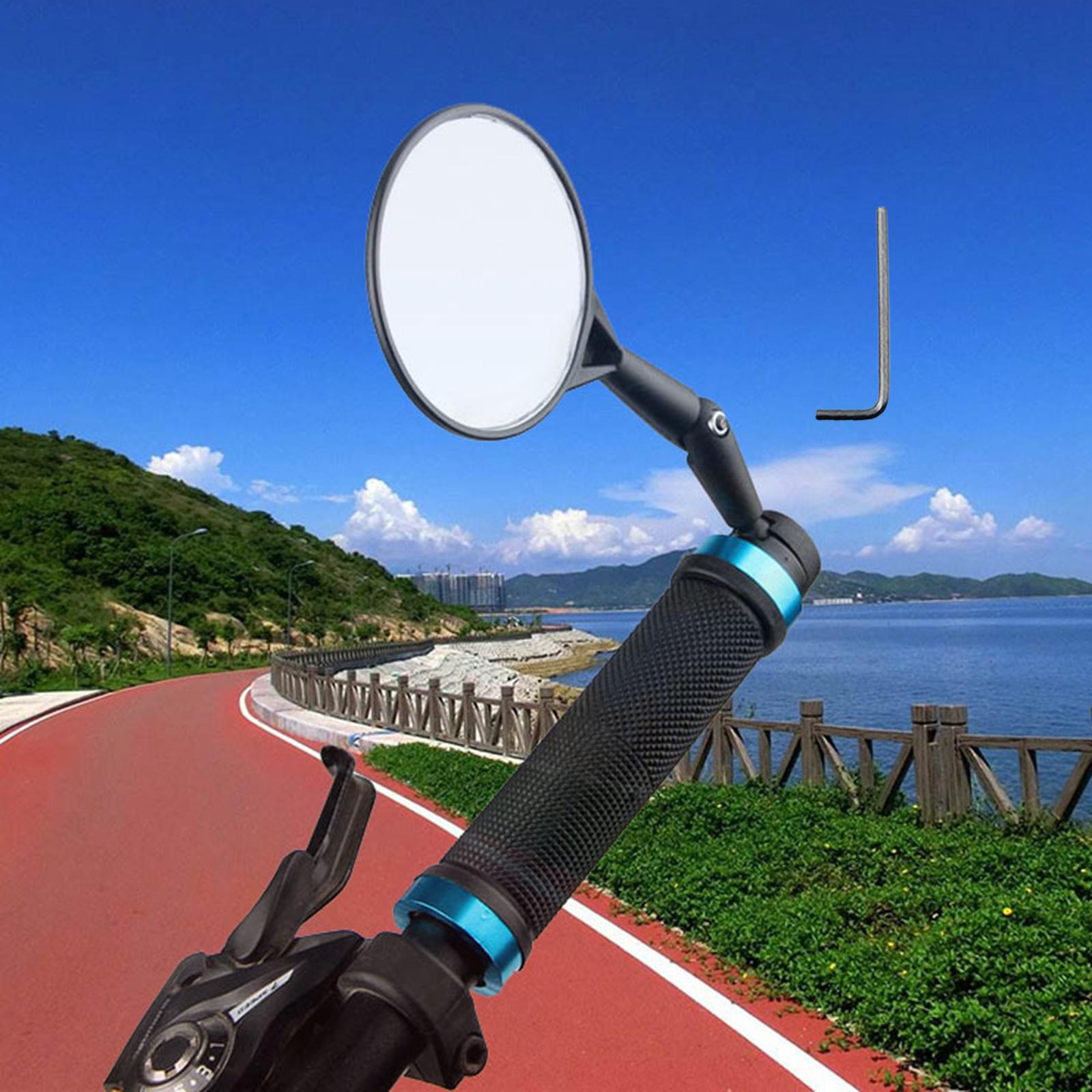 Bicycle Rear View Mirror Handlebar Glass Cycling C... – Vicedeal