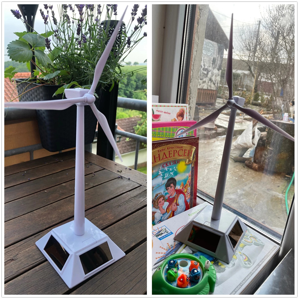 Child Students Solar Wind Turbine Toy DIY Solar Po... – Vicedeal