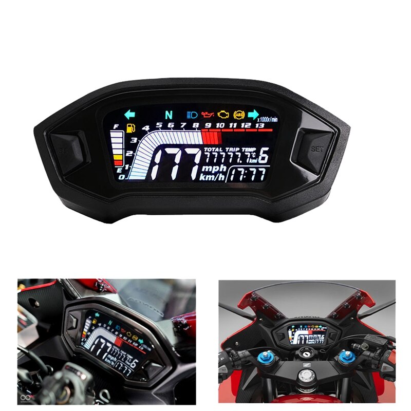 Motorcycle LCD Instrument LCD Color Display Oeter ... – Grandado