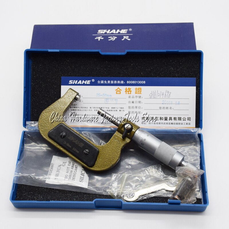 SHAHE 0.01mm Buiten Micrometer Graduation micromet... – Grandado