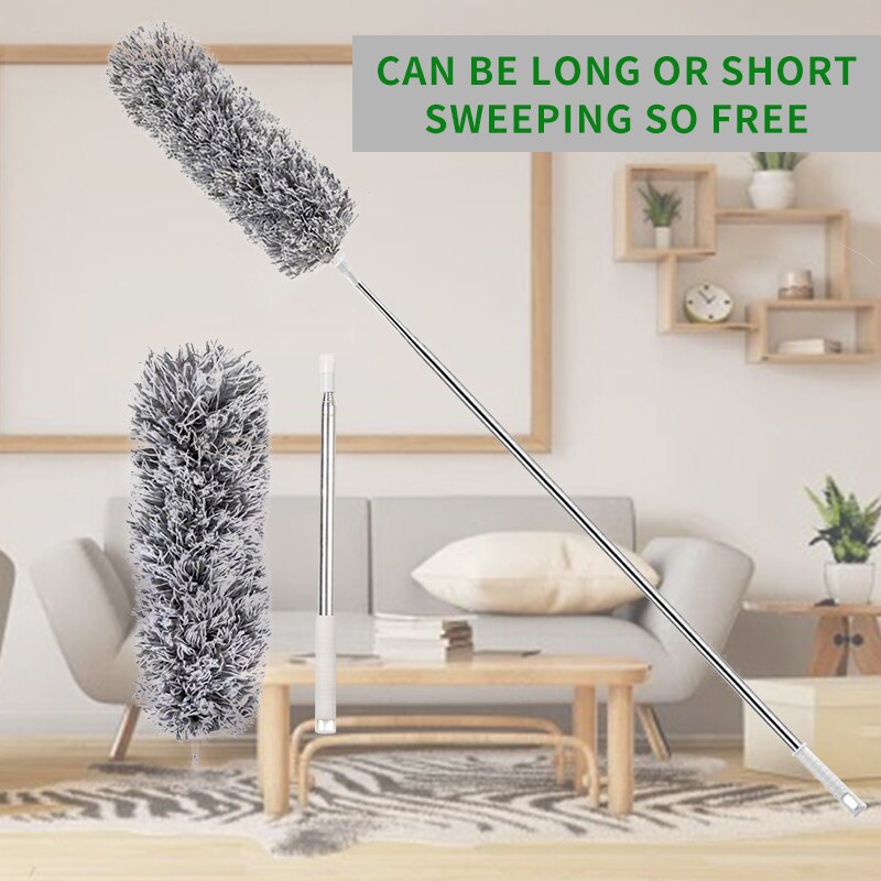 Adjustable Telescopic Bending Extendable Duster Br... – Grandado