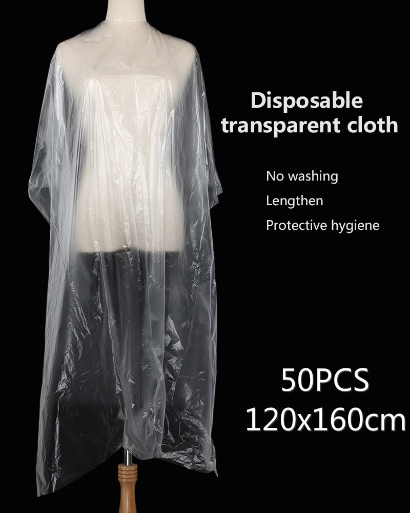 50PCS Disposable Hairdressing Capes Waterproof Clo... – Vicedeal