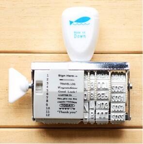 12 Stks/partij Creatieve Data Letters Diy Stempel ... – Vicedeal