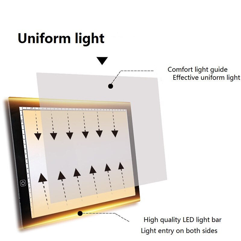 A3 Ie Tablet LED Drawing Tablet Art Stencil Drawin... – Vicedeal