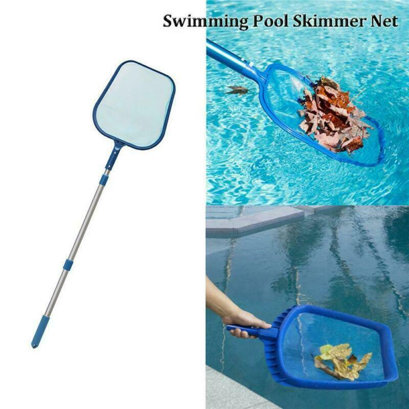 SWIMMING POOL NET LEAF SKIMMER WITH TELESCOPIC POL... – Grandado