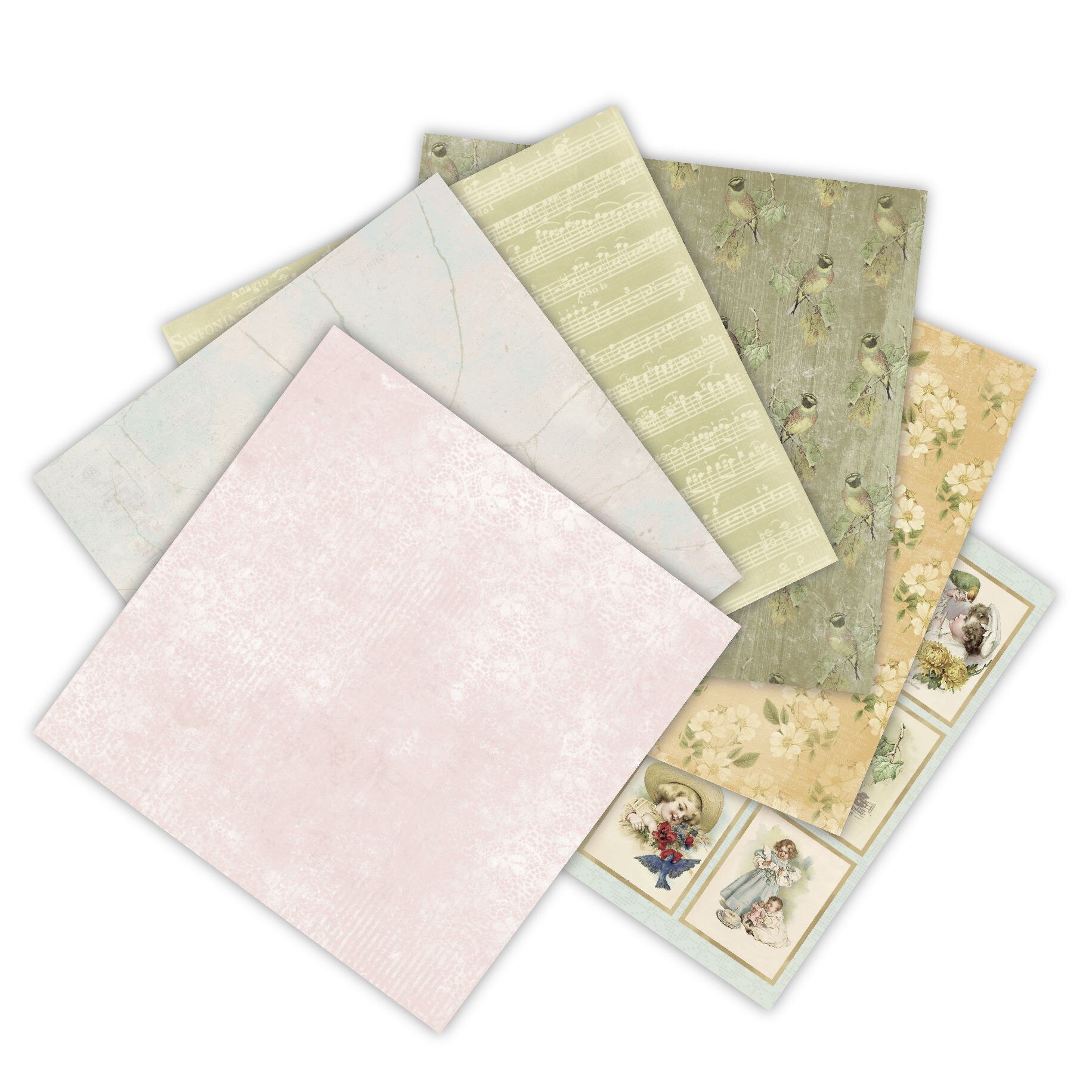 Joyous childhood Scrapbooking paper pack of 24 she... – Grandado