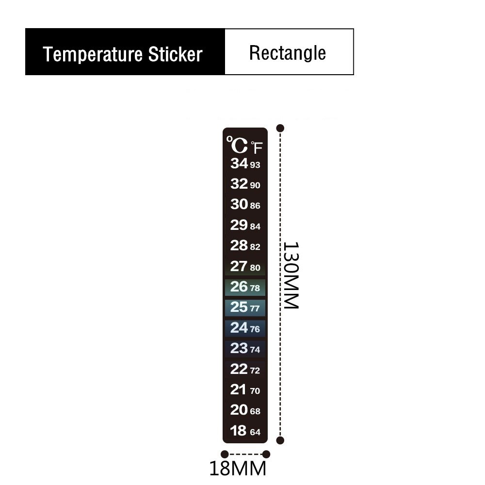 Aquarium Thermometer Sticker Adhesive Strip Fish T... – Vicedeal