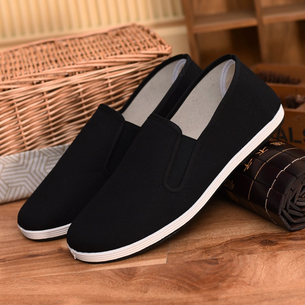 Single Non-Slip Black Cloth Shoes Flat-Bottomed We... – Vicedeal