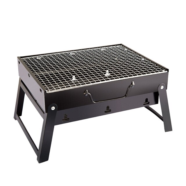 Portable Stainless Steel BBQ Charcoal Grill Non-st... – Vicedeal