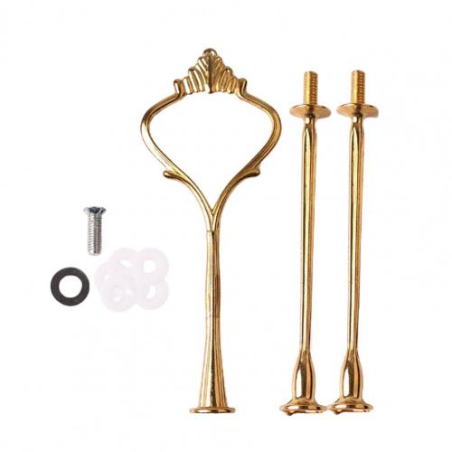 2/3 Tier Cake Plate Stand Crown Handle Fitting Rod... – Grandado