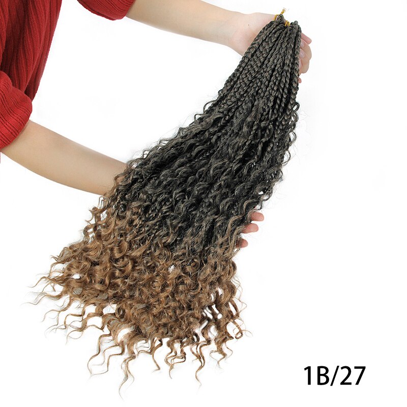 22 inches Bohemian Synthetic Ombre Braiding Hair E... – Grandado