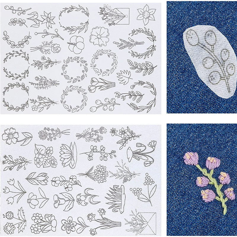 2pc Water Soluble Embroidery Stabilizer Sticker Ha... – Grandado