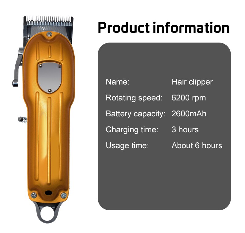 Barber shop hair clipper hair trimmer for men bear... – Vicedeal