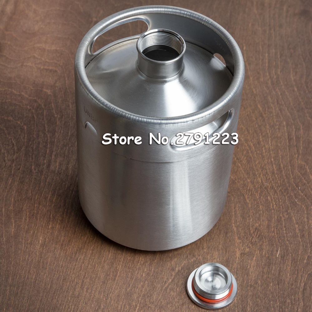 2/3.6/5L Stainless Steel Mini Beer Keg Pressurized... – Grandado