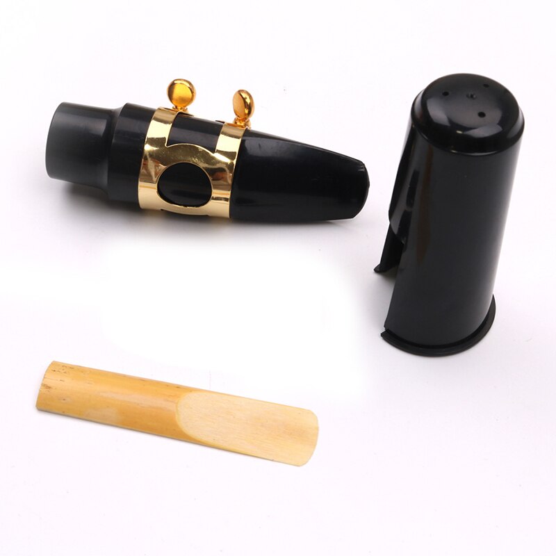 Alto Saxophone Mouthpiece Kit with Cover Metal Ligature Reed Musical ...