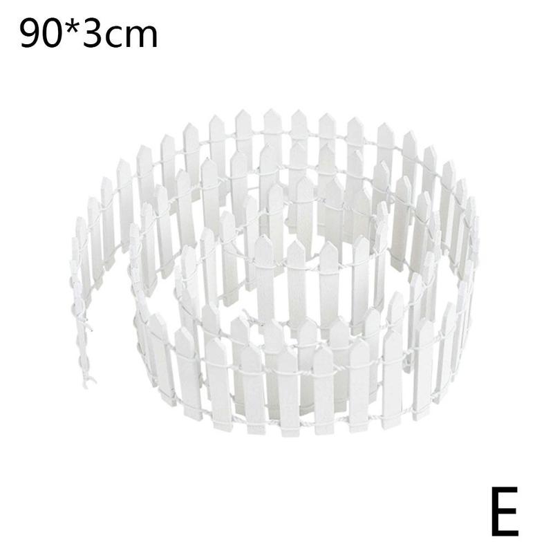 90/roll 3cm 5cm Mini Wooden Fence Wood Barrier DIY... – Grandado