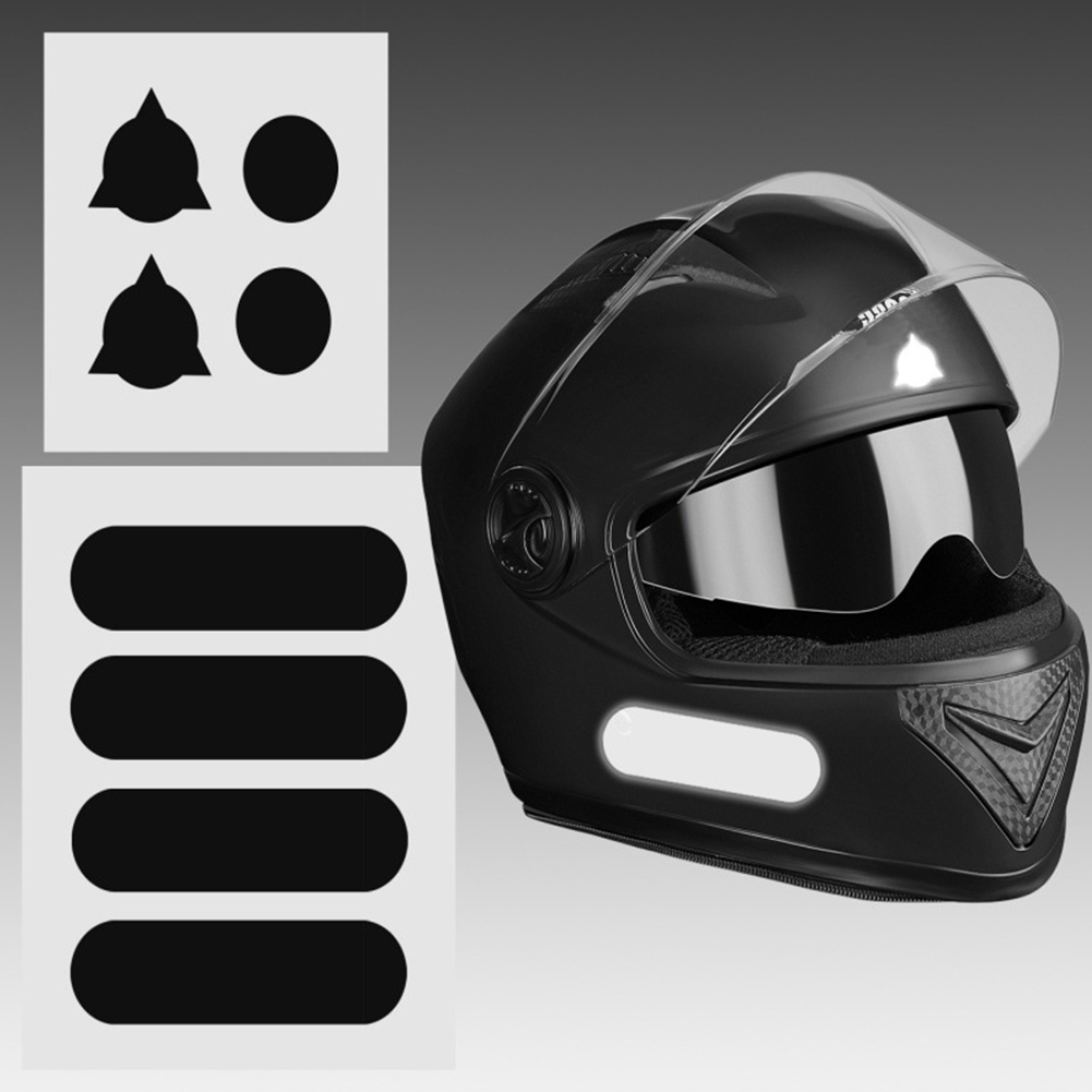 Reflective Motorcycle Helmet Stickers Waterproof H... – Grandado