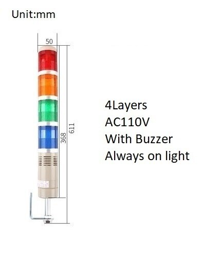 Industrial Multilayer Safety Stack Alarm Lamp Side... – Vicedeal