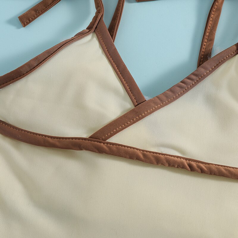 2022 Little Girl's Lovely Bandage Strap Swimsu... – Grandado