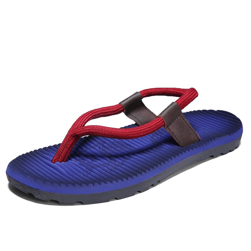 Summer Beach Slippers Beach Flip Flops Solid Flat ... – Grandado