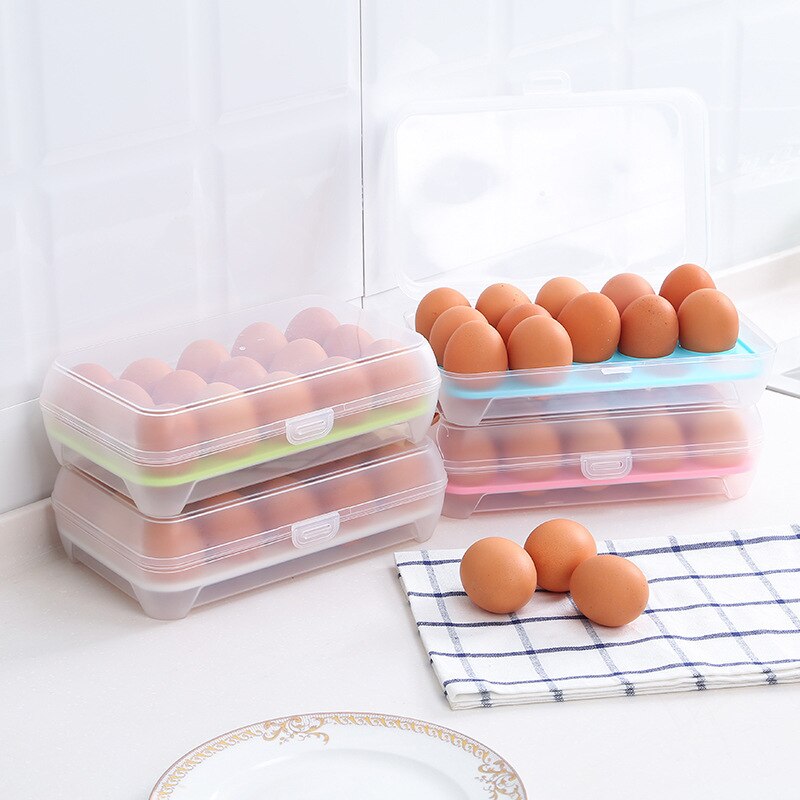 Portable Plastic Egg Tray Holder Egg Storage Box C... – Vicedeal