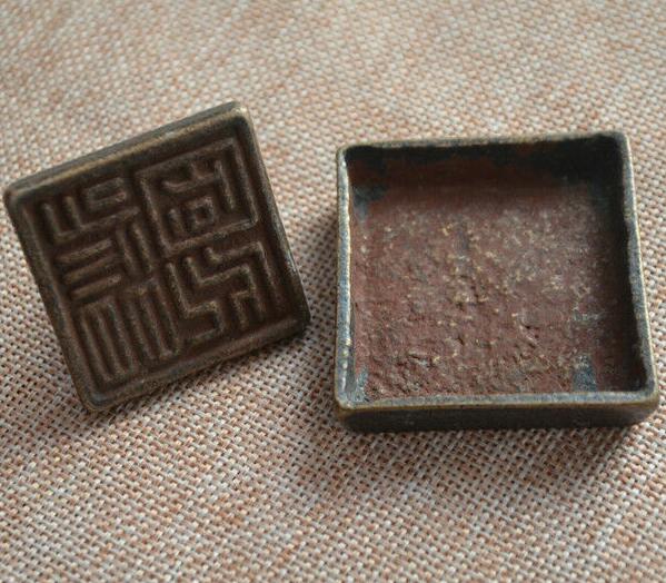 Chinese Old Copper Bronze Copper Seal And Box Stam... – Grandado