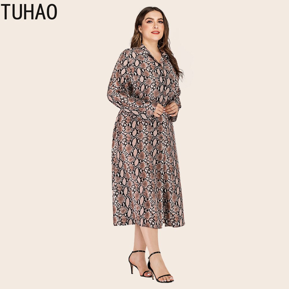 TUHAO Women Dress Plus Size 4XL 3XL Dresses for Mo... – Grandado