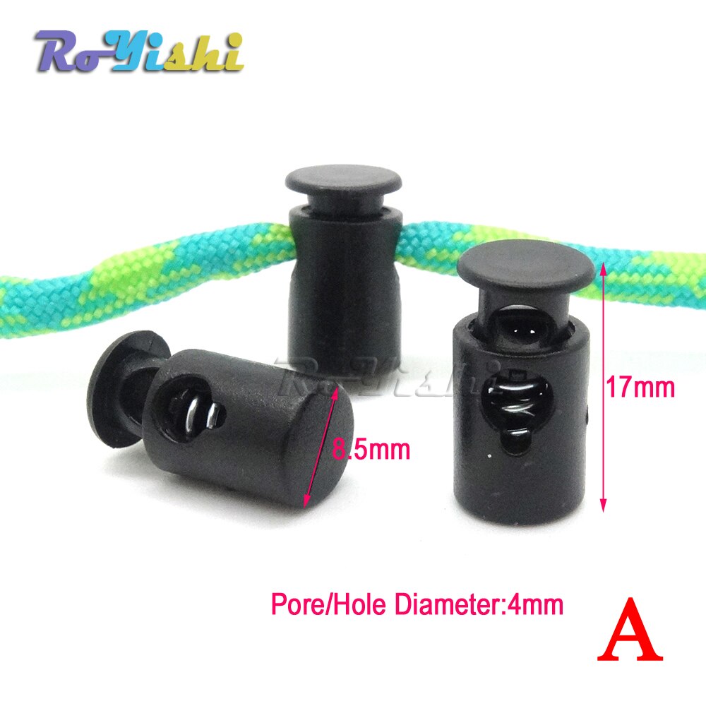 100 Stks/pak Cord Lock Toggle Clip Stopper Plastic... – Grandado