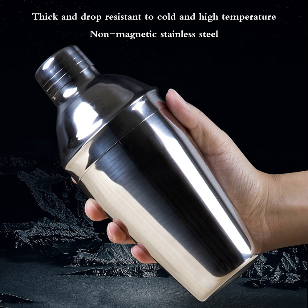 550/750ml Cocktail Shaker Measure Cup Dual Shot Dr... – Vicedeal