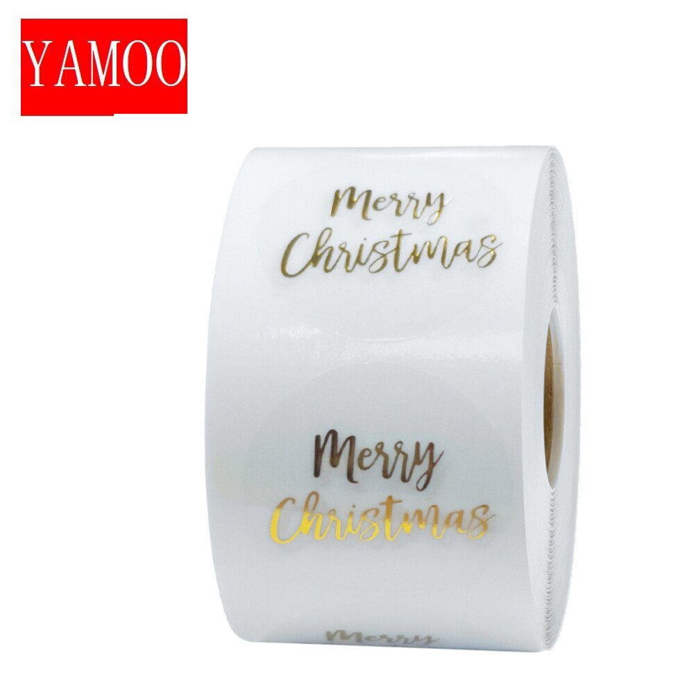 Christmas Sticker Cartoon Christmas Tree Santa Cla... – Grandado