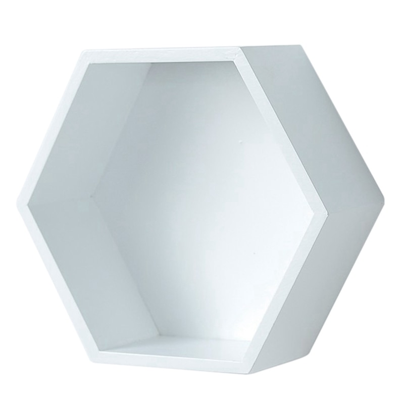 Nordic Style Storage Racks Hexagonal Wall Shelf Di... – Grandado
