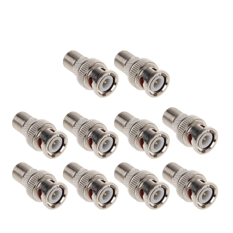10Pcs/Set BNC Male Plug To F Female Jack Coax Conn... – Vicedeal