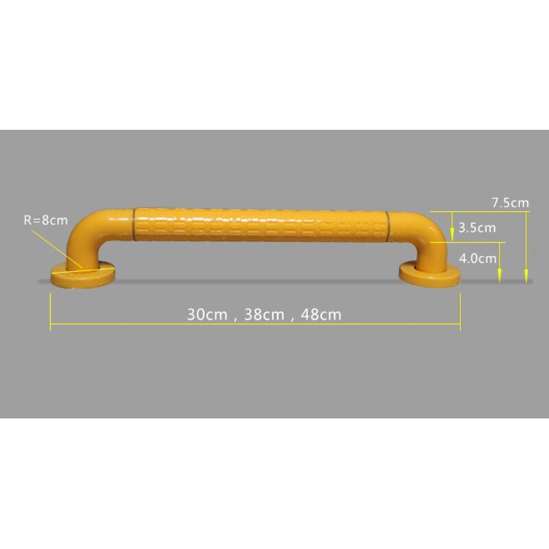 Wall Mounted Grab Safety Bar Handicap Bathroom Lum... – Grandado