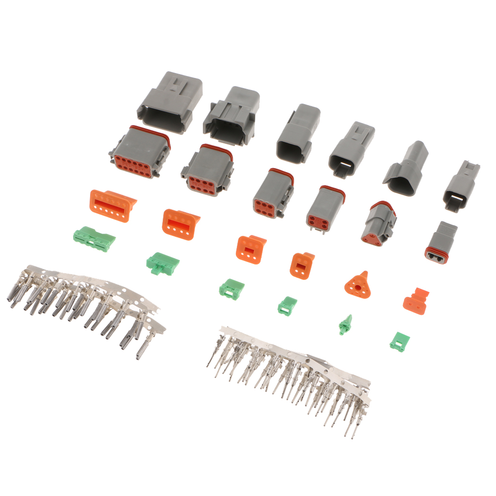 12 Pair 2/3/4/6/8/12 Pin Plug Terminal Connector (... – Grandado 12 Pair 2/3/4/6/8/12 Pin Plug Terminal Connector (... – Grandado