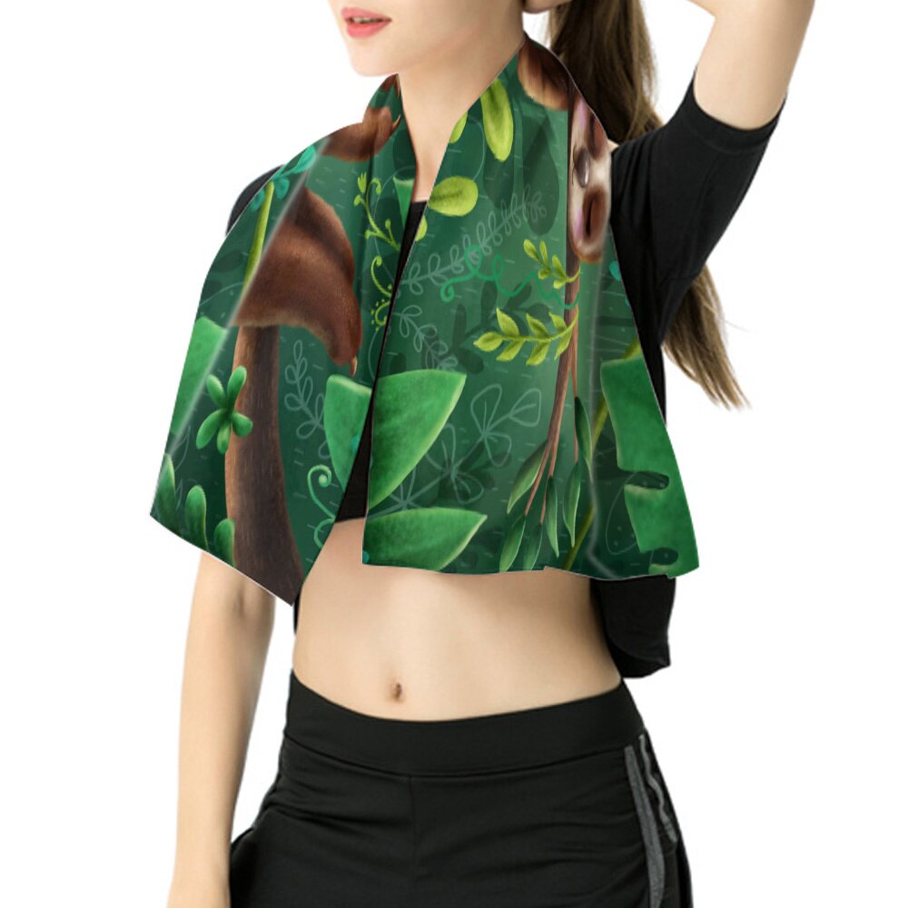3D Sloth Forest Animal Microfiber Beach Towel Abso... – Vicedeal