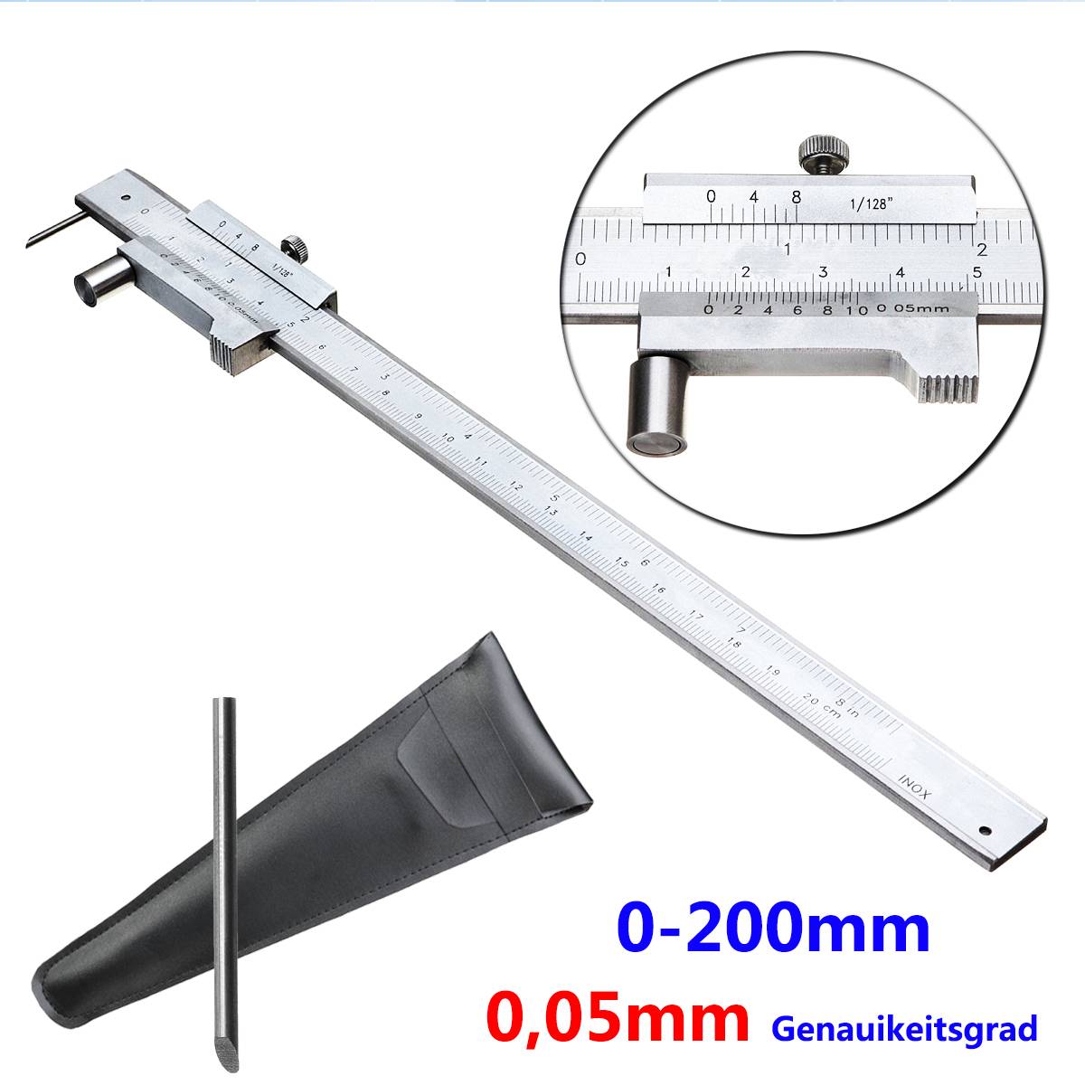 Measure Scale Ruler 0-200mm 0.05mm Accurate Parall... – Grandado