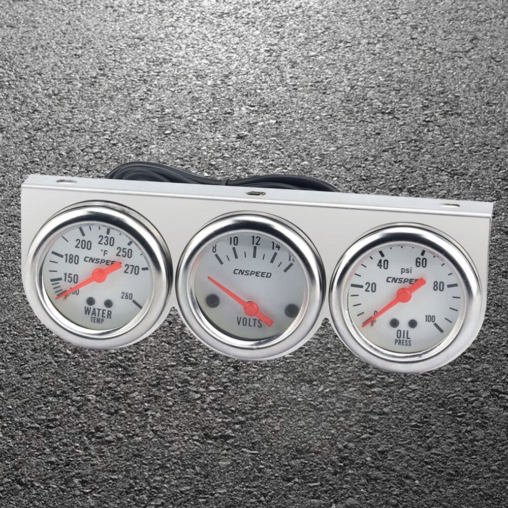 12V Olie Volt Water Gauge Elektrische Water Temp O... – Grandado