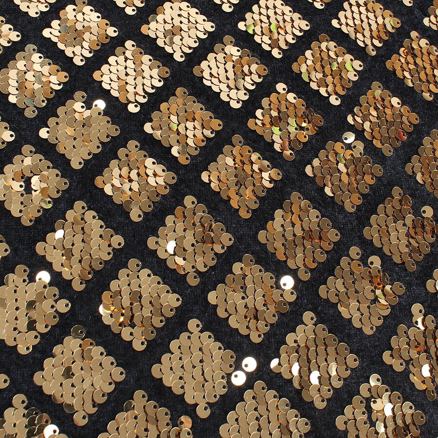 1 Yard Diamond-shaped Rhombic Sequin Embroidery Fa... – Vicedeal