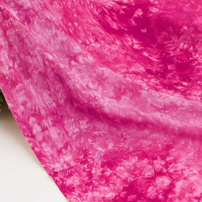 Tie-Dye Print Patchwork Cotton Fabric Poplin Cloth... – Vicedeal