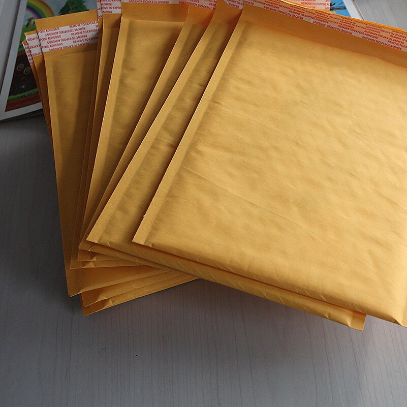Kraft Bubble Bag Padded Envelopes Mailers Yellow B... – Grandado