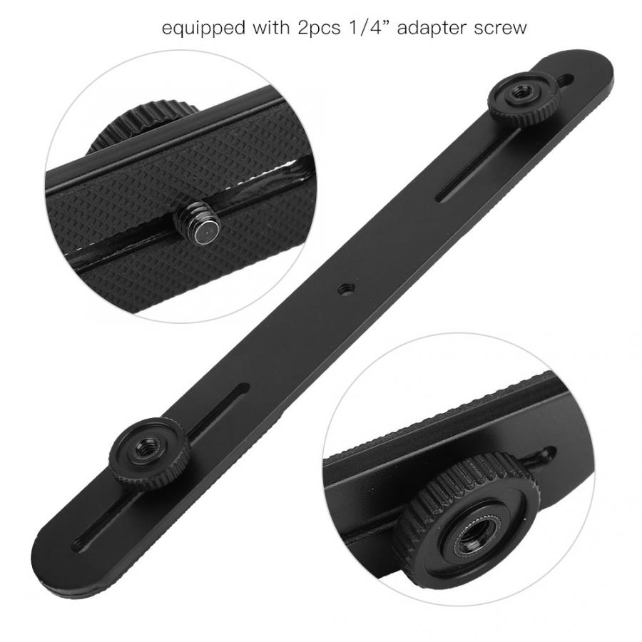 Universal dual flash beslag holder med 2 adaptersk... – Grandado