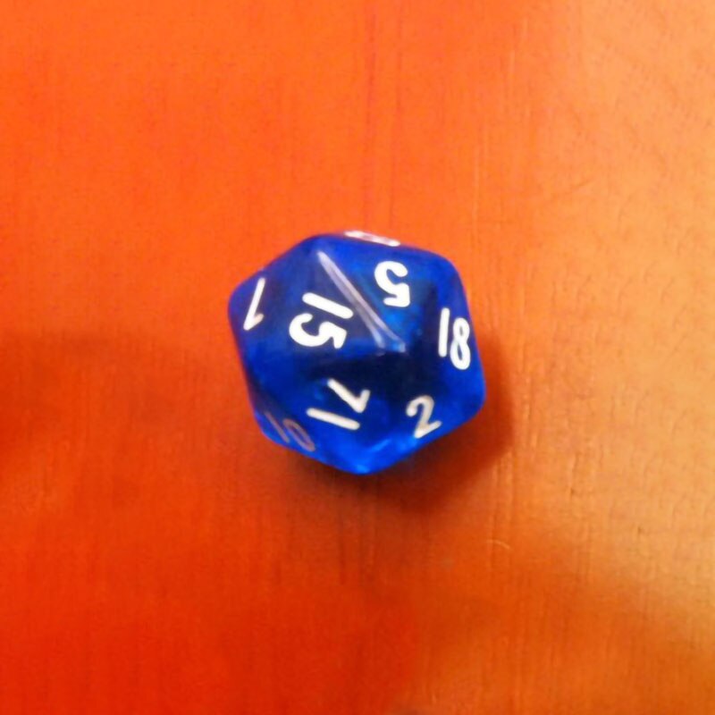 1PCS Polyhedral Dice Portable 20mm Transparent D20... – Grandado