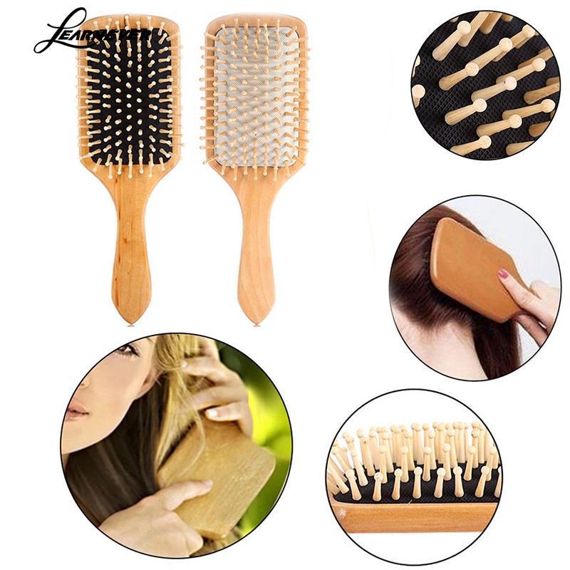 Head Care Brush Massage Wooden Spa Massage Comb 2 ... – Grandado