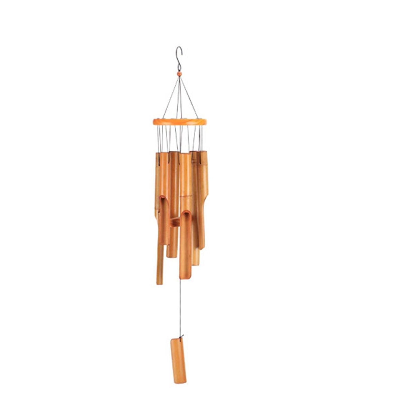 Craft 6 Tubes Balcony Bamboo Wind Chime Garden Dec... – Grandado