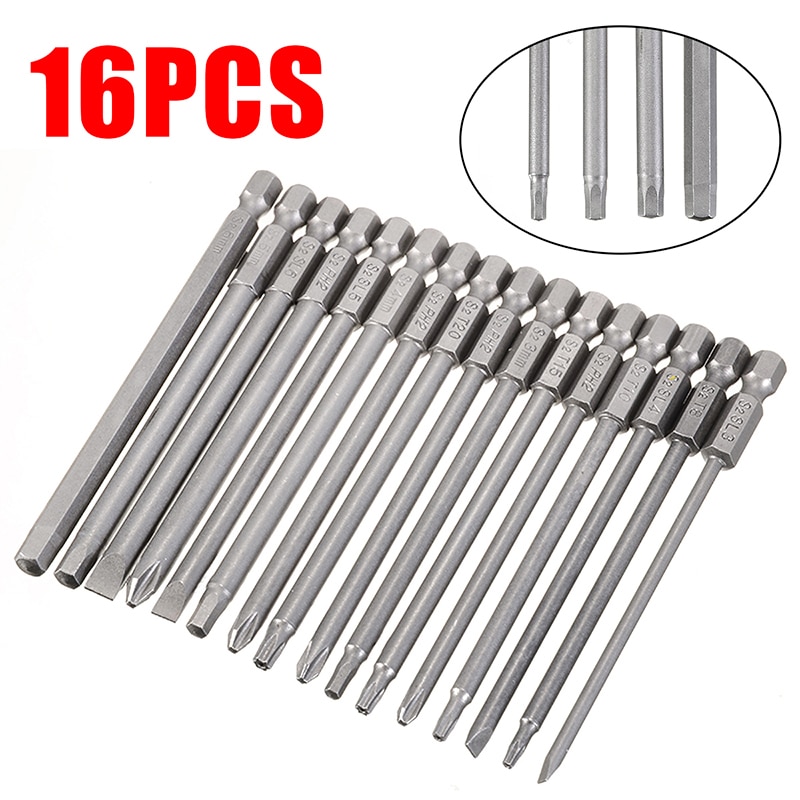 16Pcs 100mm Long Alloy Steel Magnetic Head Cross P... – Vicedeal