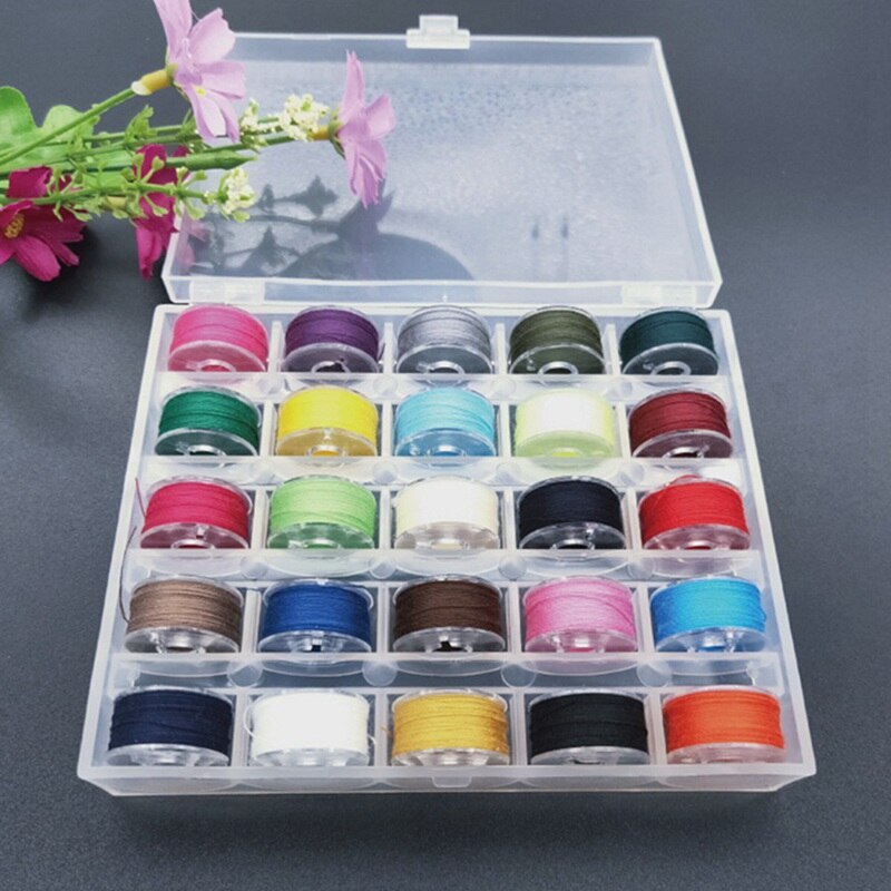 5Pcs Pre-wound Bobbins Thread Spools Sewing Machin... – Grandado