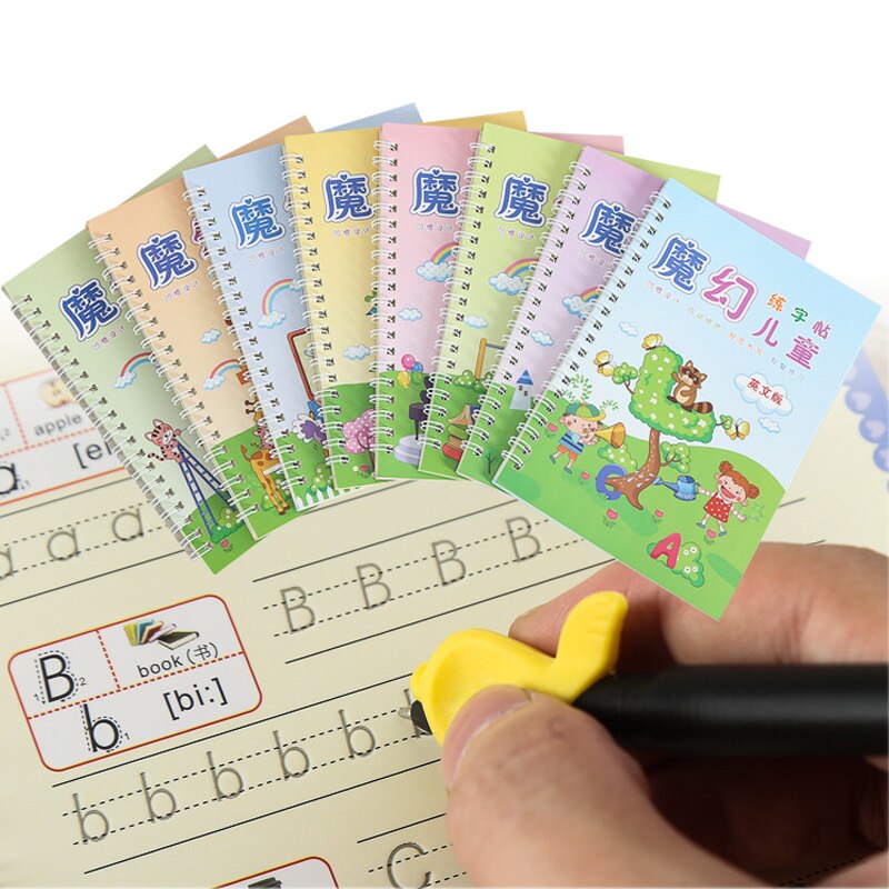 8pcs/set Pinyin / Digital / Stick figure / English... – Vicedeal