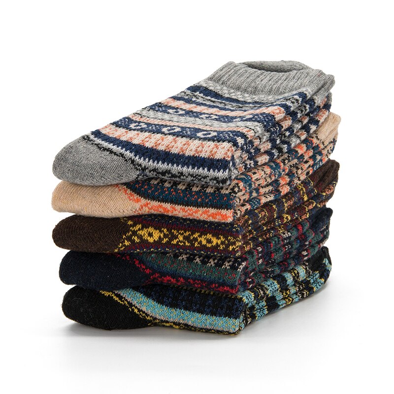 Men's Thick Wool Socks Casual Winter Thick Warm So... – Vicedeal